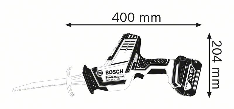 GSA 18 V-LI C Cordless Reciprocating Saw | Bosch Professional